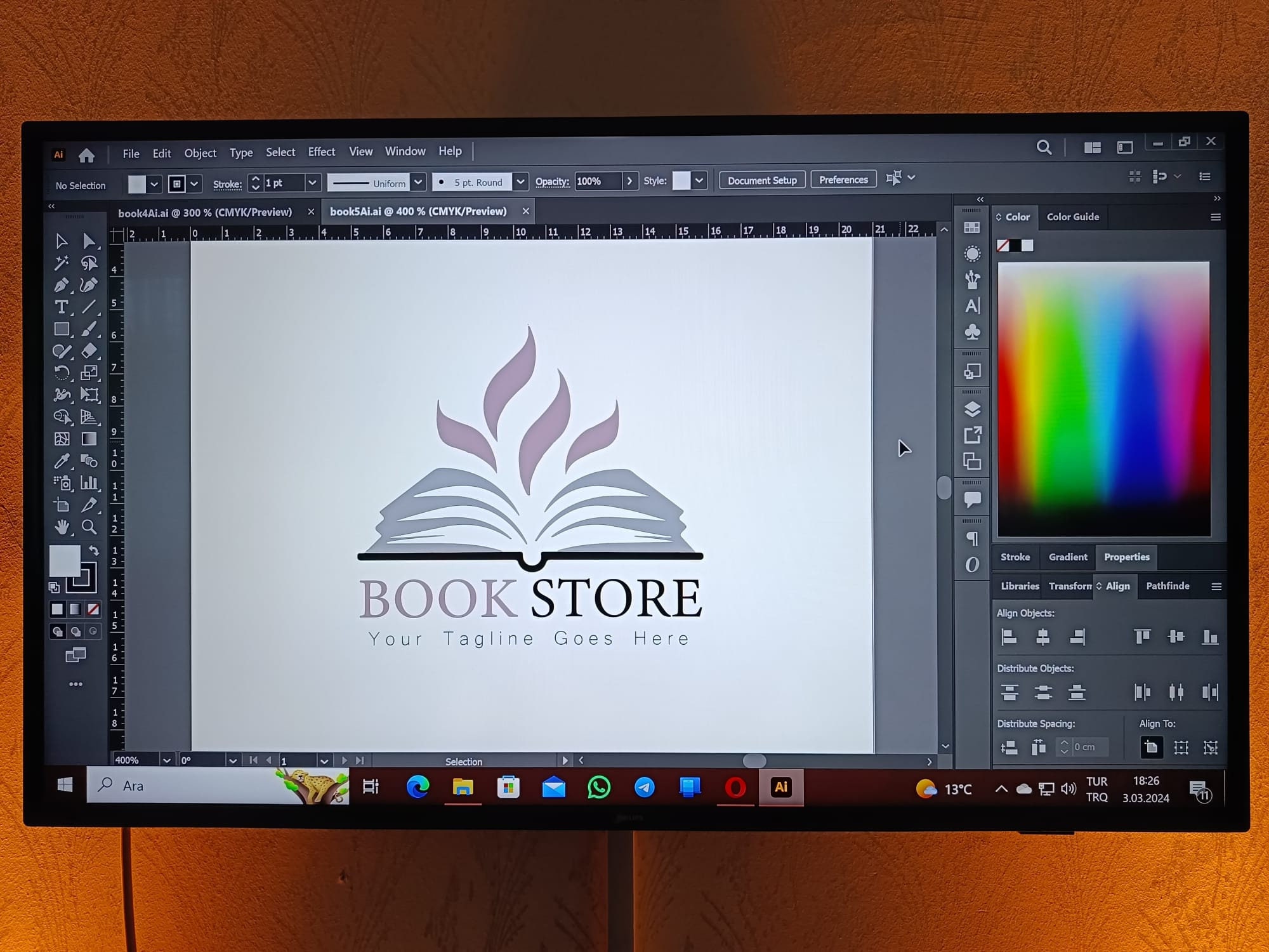 Custom Book Logo Tailored for Book Lovers and Bookstores / Literary ...