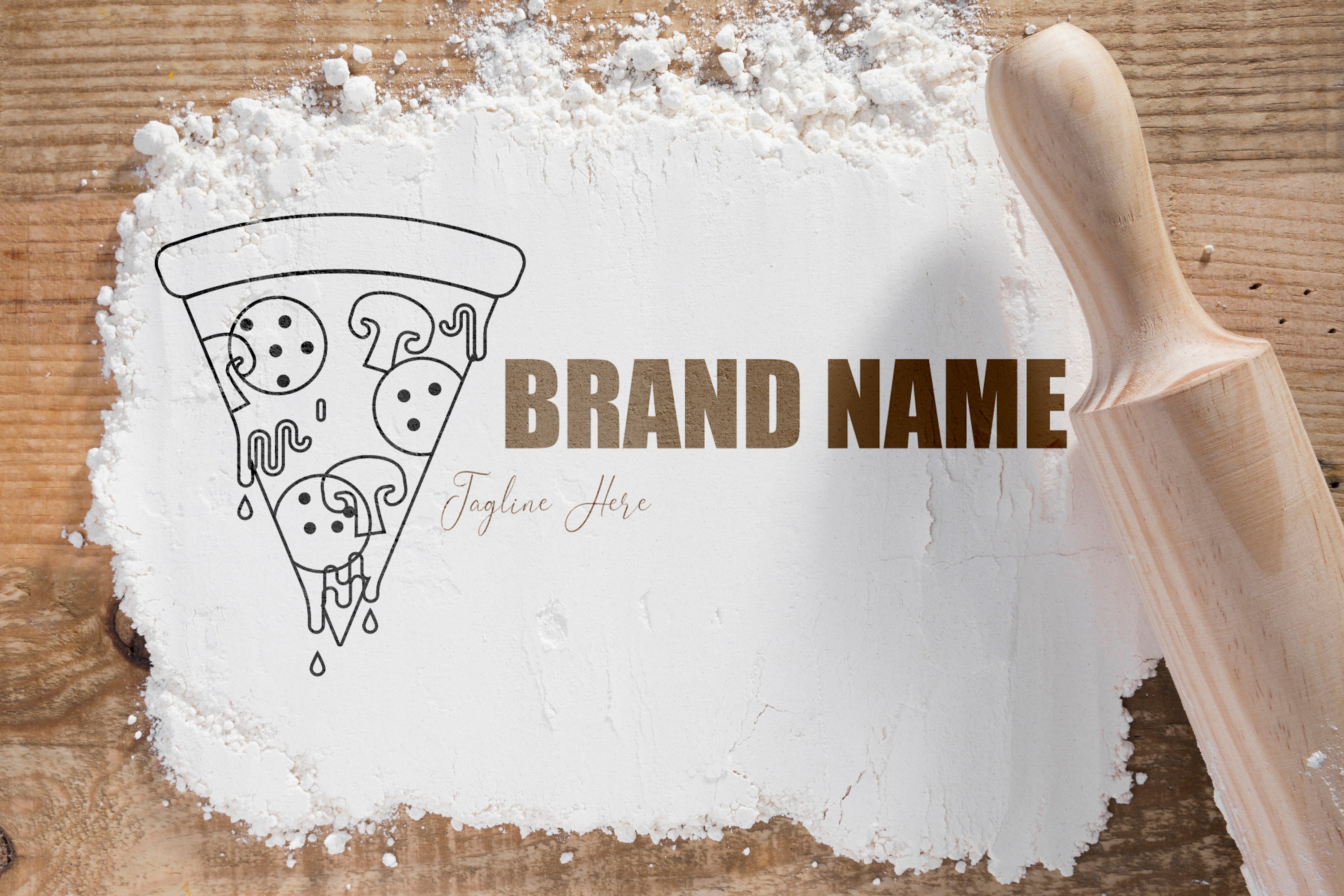 Pizza Logo Digital Download / Custom Restaurant Logo Design ...