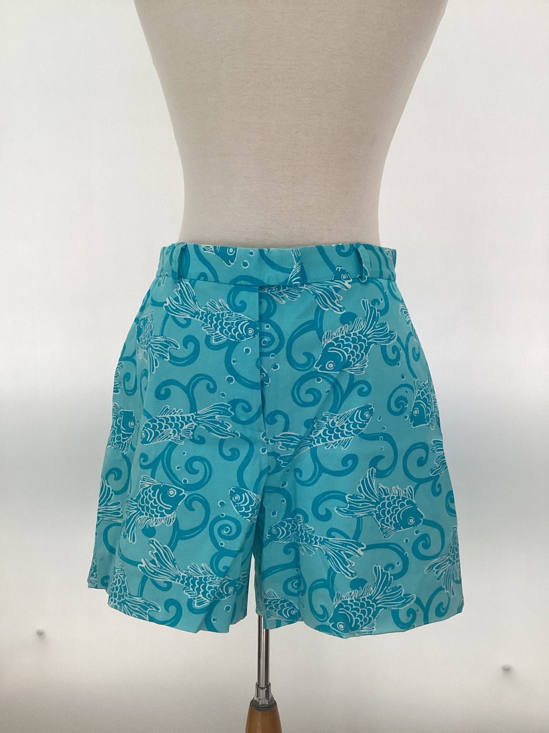 Vintage Lilly Pulitzer Fish Print Short - Etsy