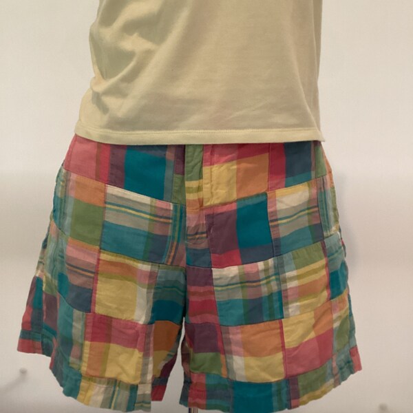Madras Plaid Shorts - Etsy