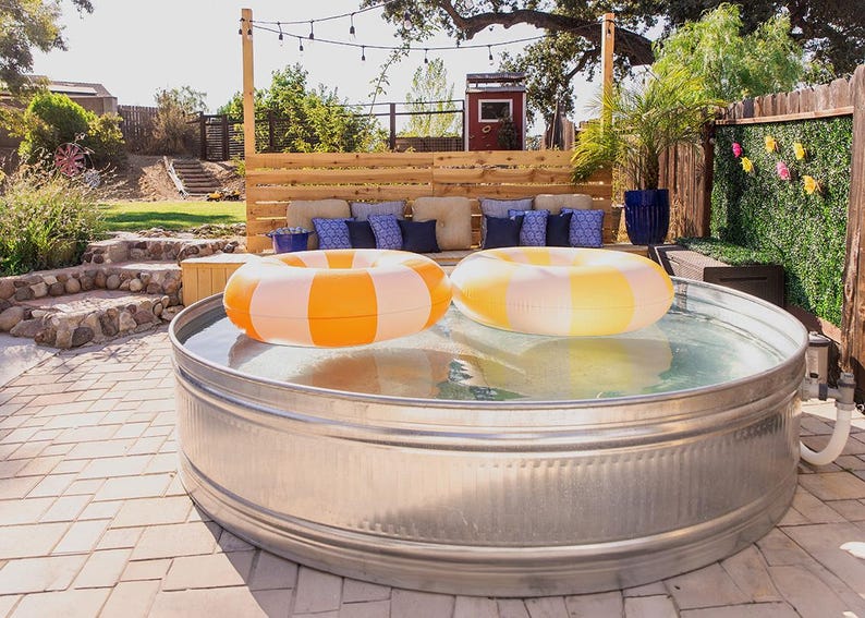 Everything but the Tank (and Drill) DIY Stock Tank Pool Kit - Etsy