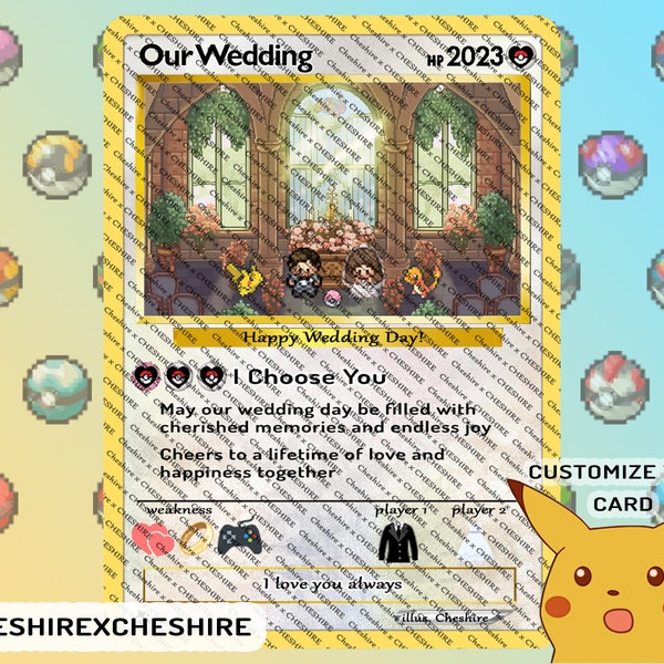 Custom Pokemone Card - Etsy