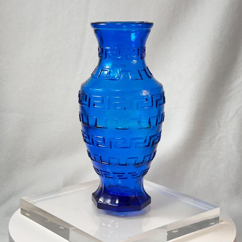 Greek Key Vase - Etsy