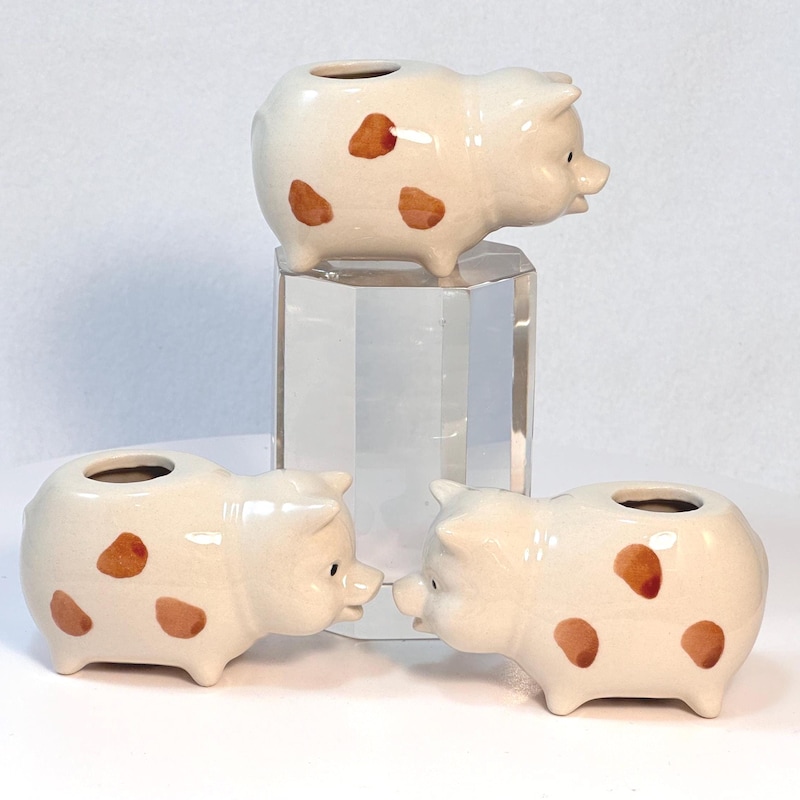 Ceramic Vase Polka Dot - Etsy UK