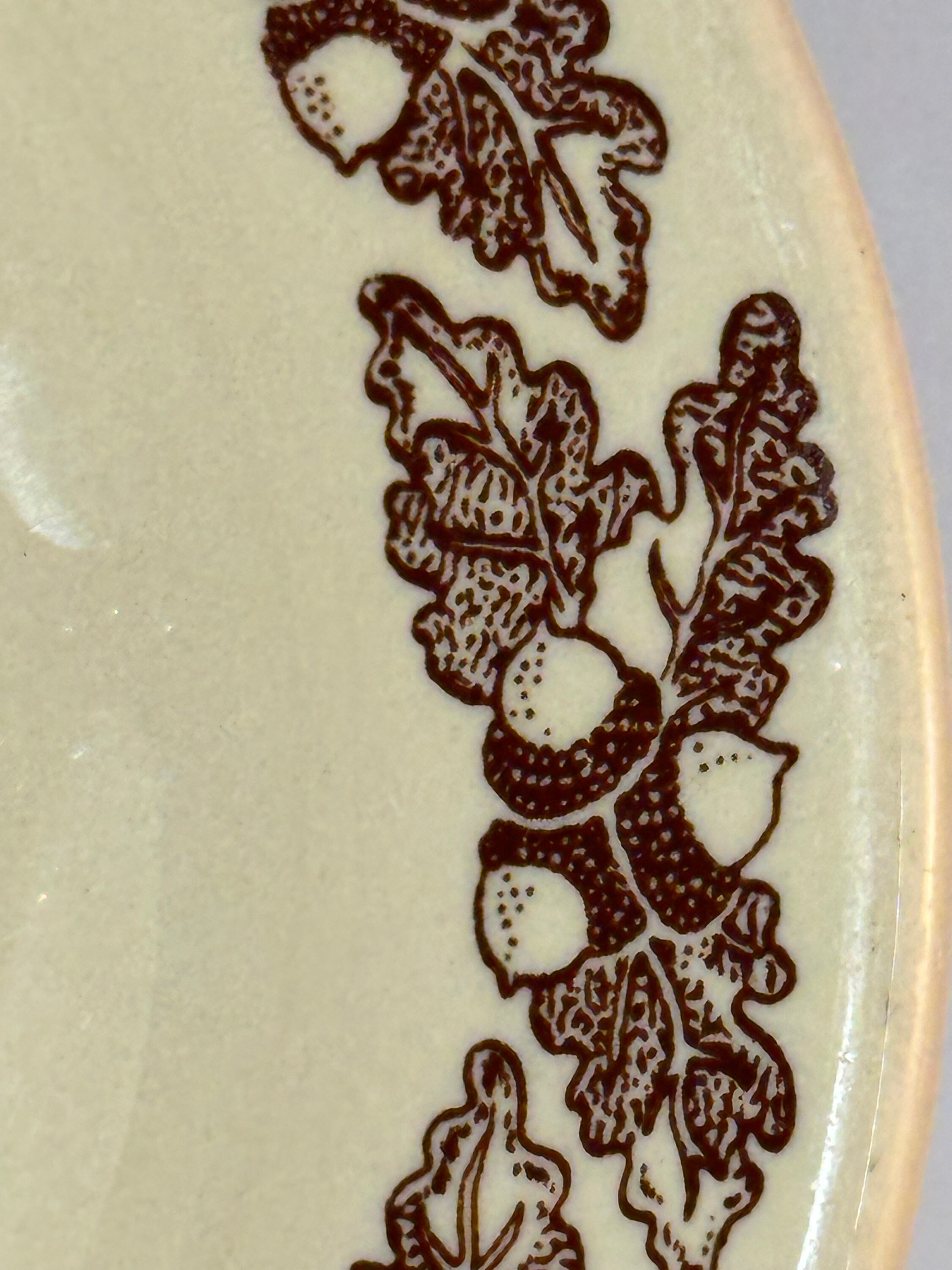 1940s Wallace China Acorns and Leaves 6 Desert Ware Side Plate ...