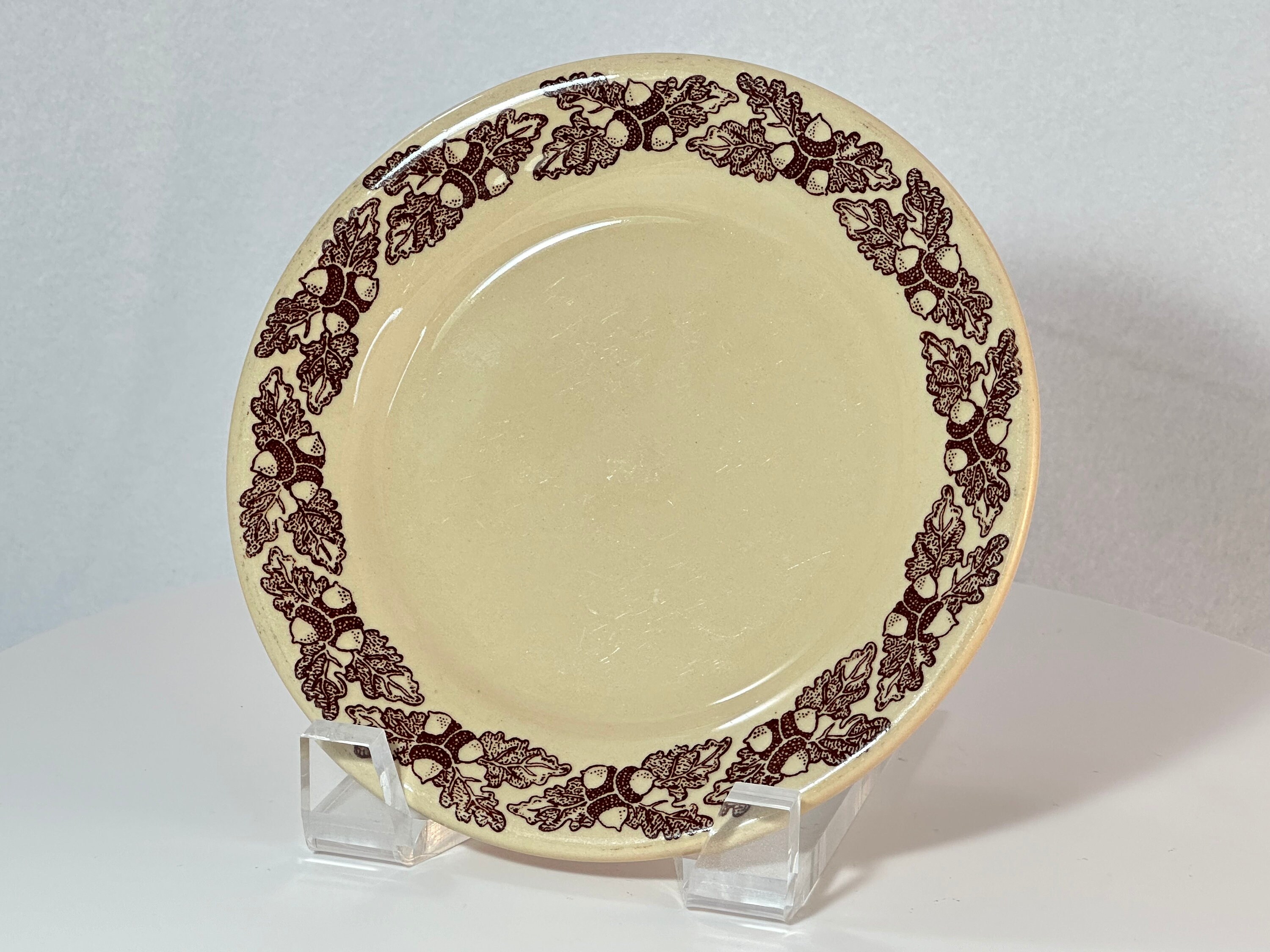 1940s Wallace China Acorns and Leaves 6 Desert Ware Side Plate ...