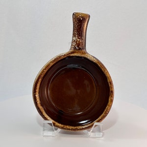Brown Drip Lug Handle Chili Bowl Monmouth 0901 Maple Leaf Vintage ...