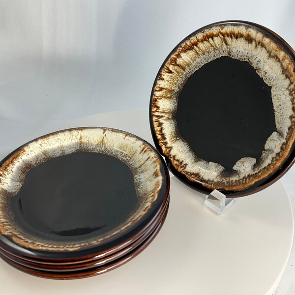 Brown Drip Dishes - Etsy