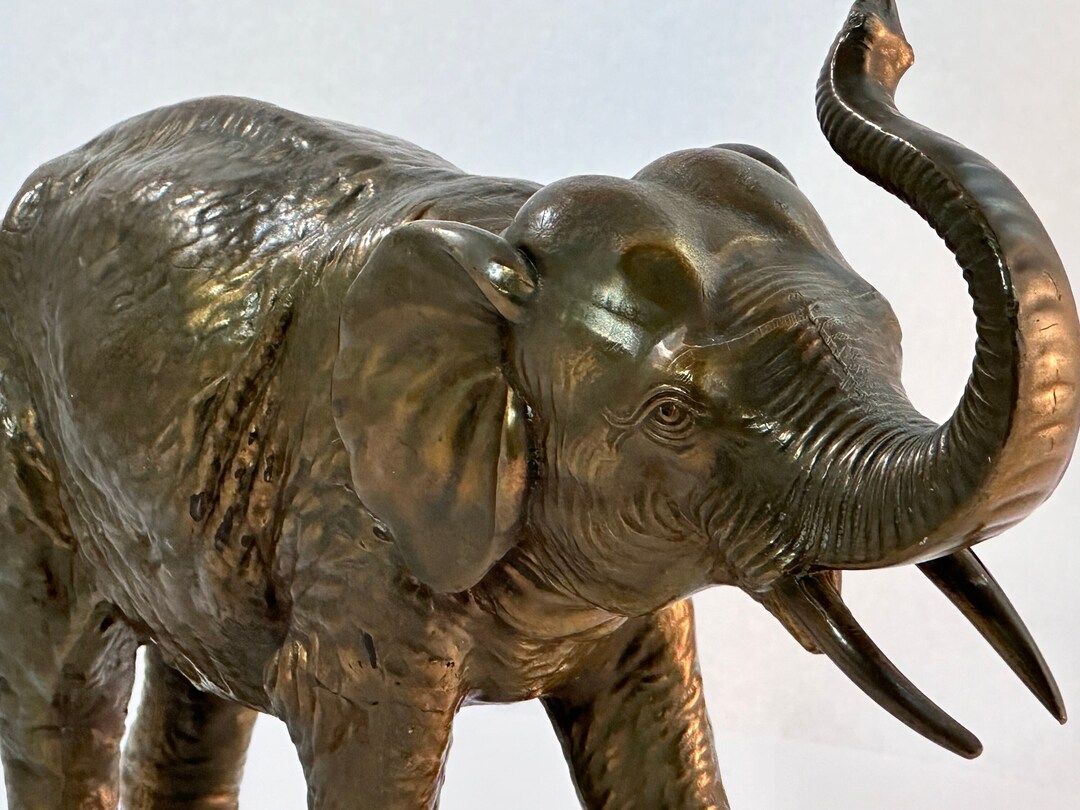 Bronze Elephant Jennings Brothers Early 20th Century Metal Sculpture JB ...