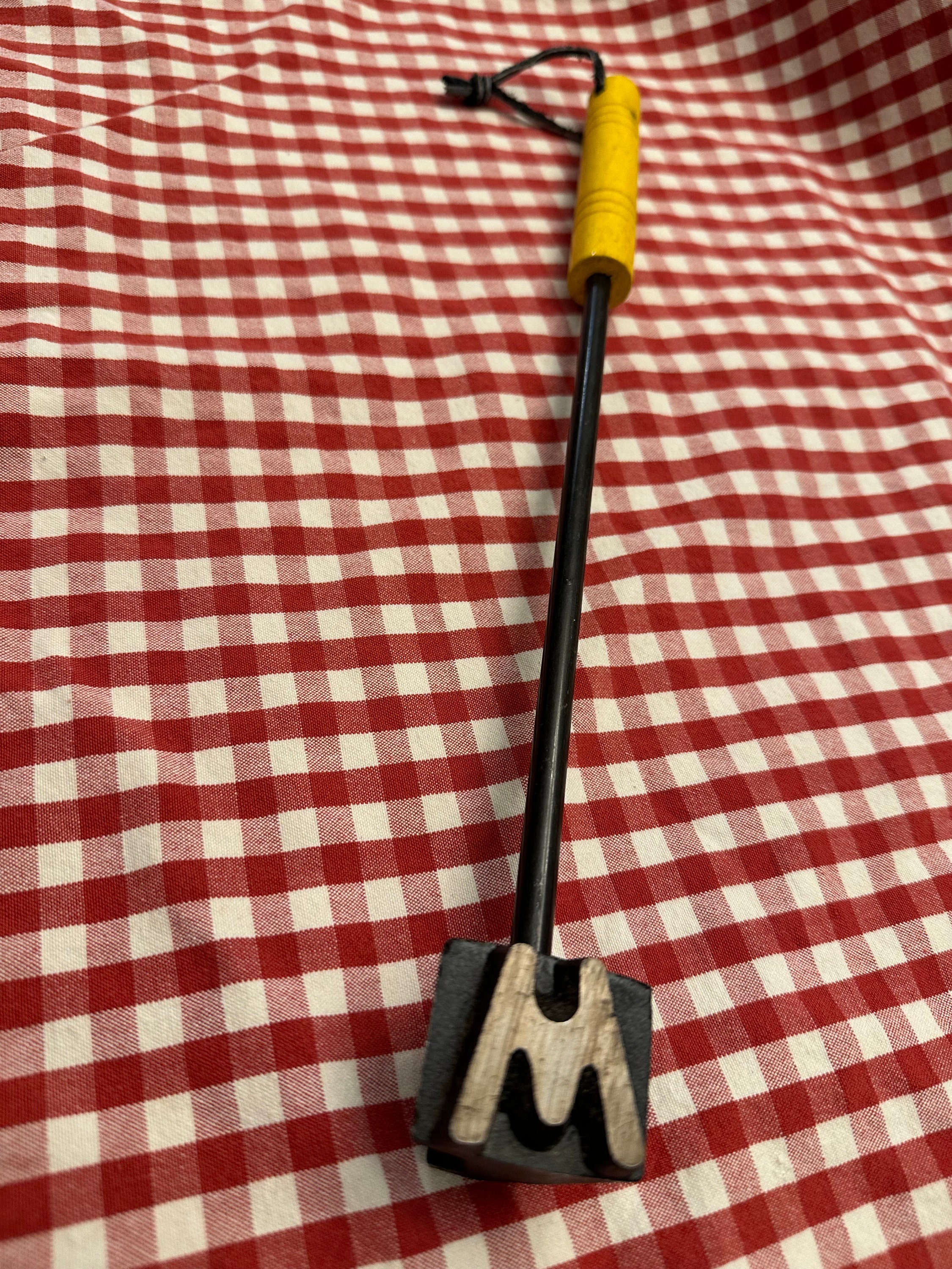 Vintage BBQ Branding Iron Tool for Steak W M R Well Medium Rare Meat ...