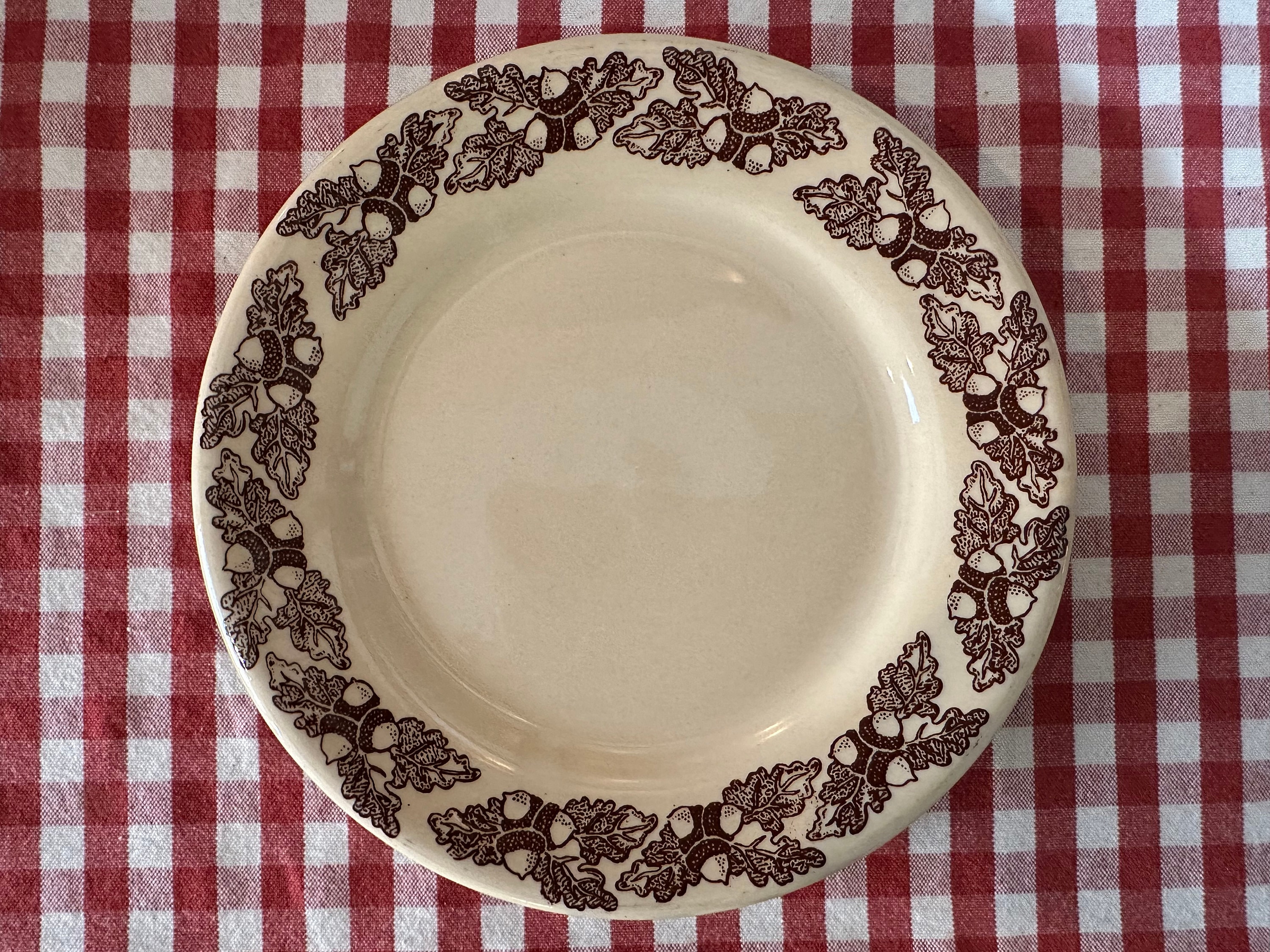 1940s Wallace China Acorns and Leaves 6 Desert Ware Side Plate ...