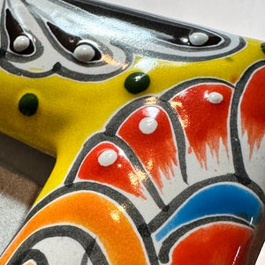 Talavera Picture Frame Hand Painted Ceramic Functional Art Mexican ...