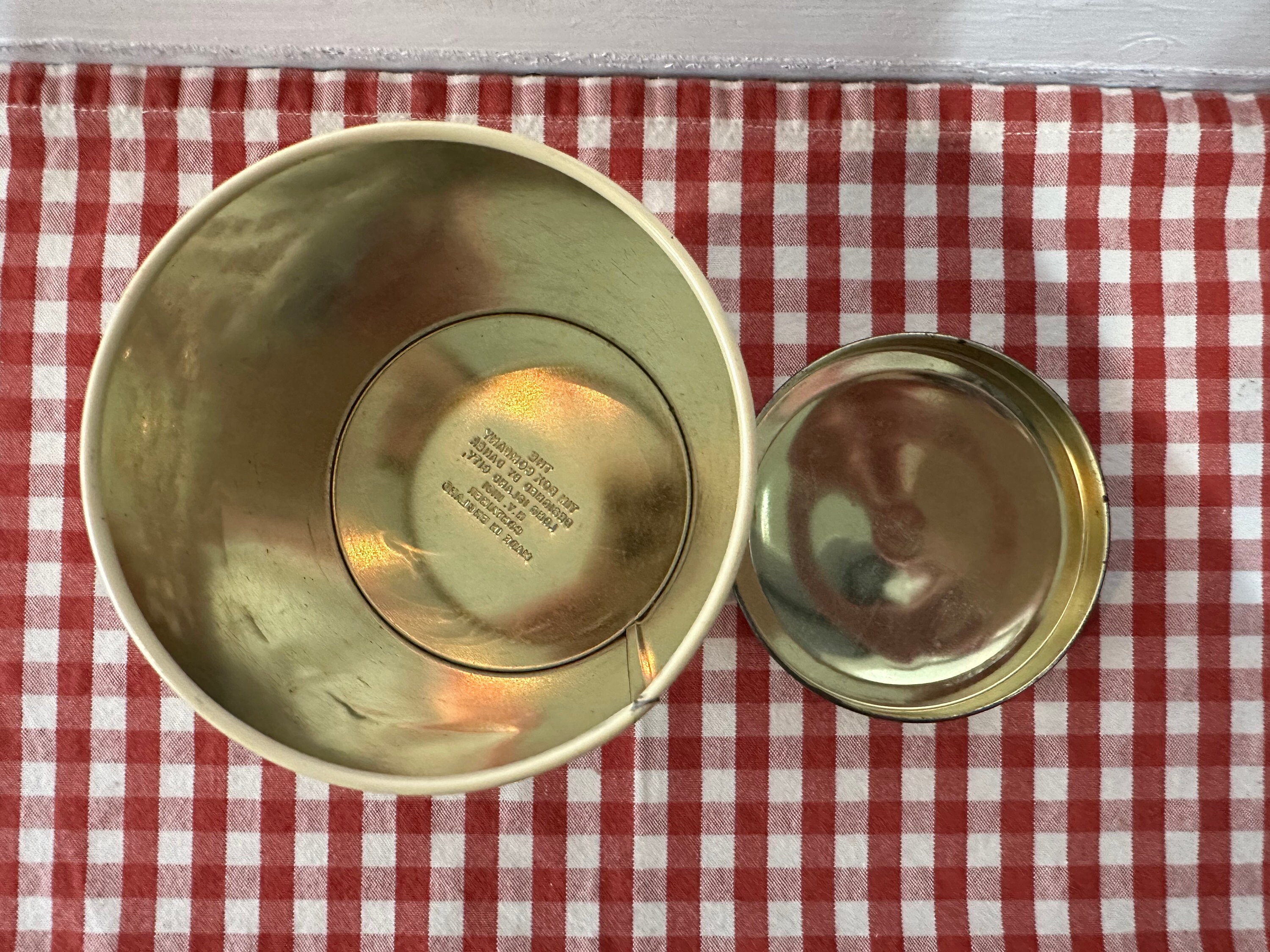 Vintage Botanical Metal Canister With Lid Tin Box Company Daher England ...