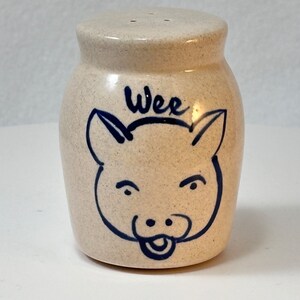 Pee Wee Salt and Pepper Shakers Set Ceramic Stoneware East Texas ...