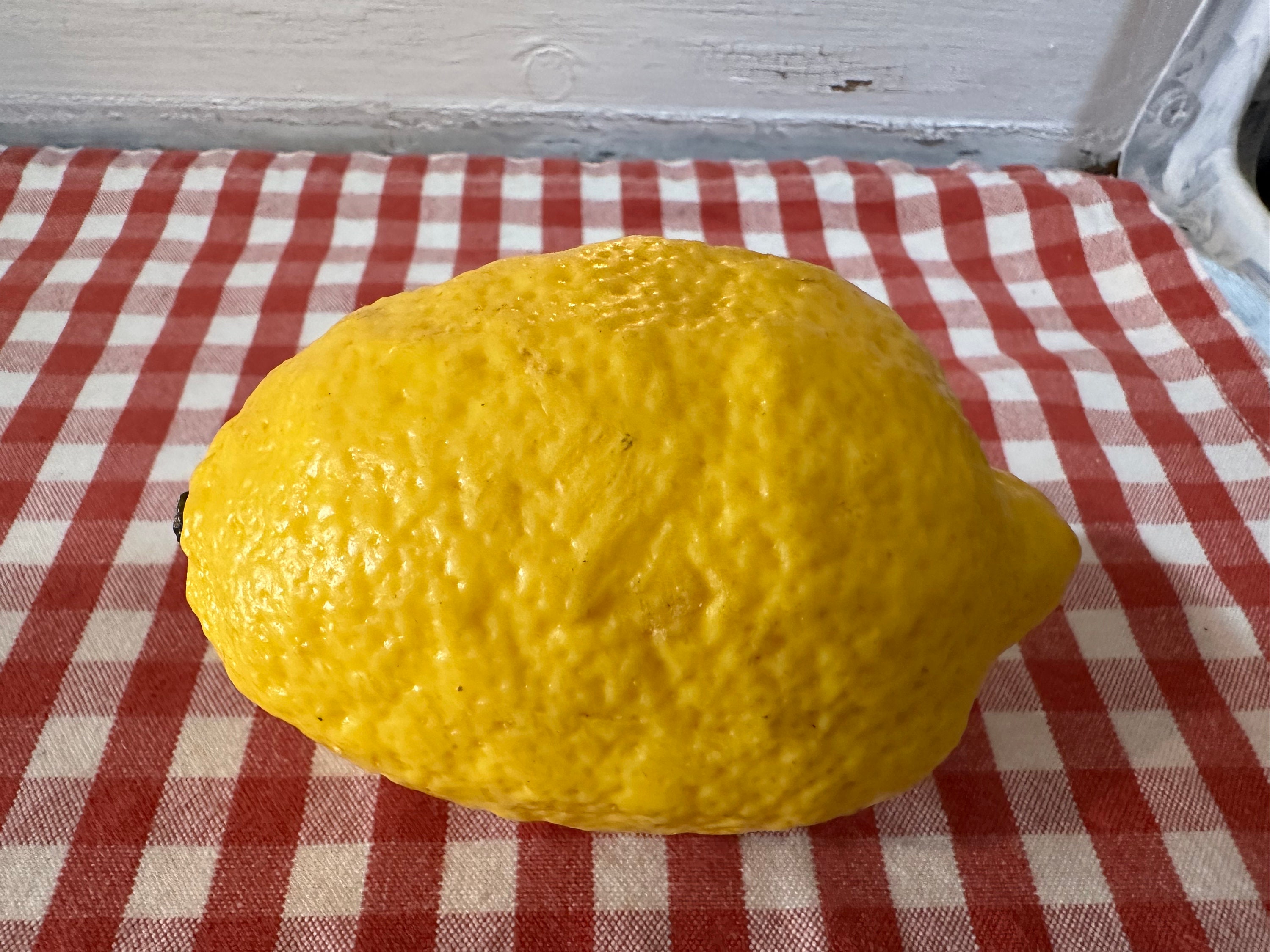 Vintage Hyper-realistic Lemon Faux Fruit Food Styling Prop - Etsy