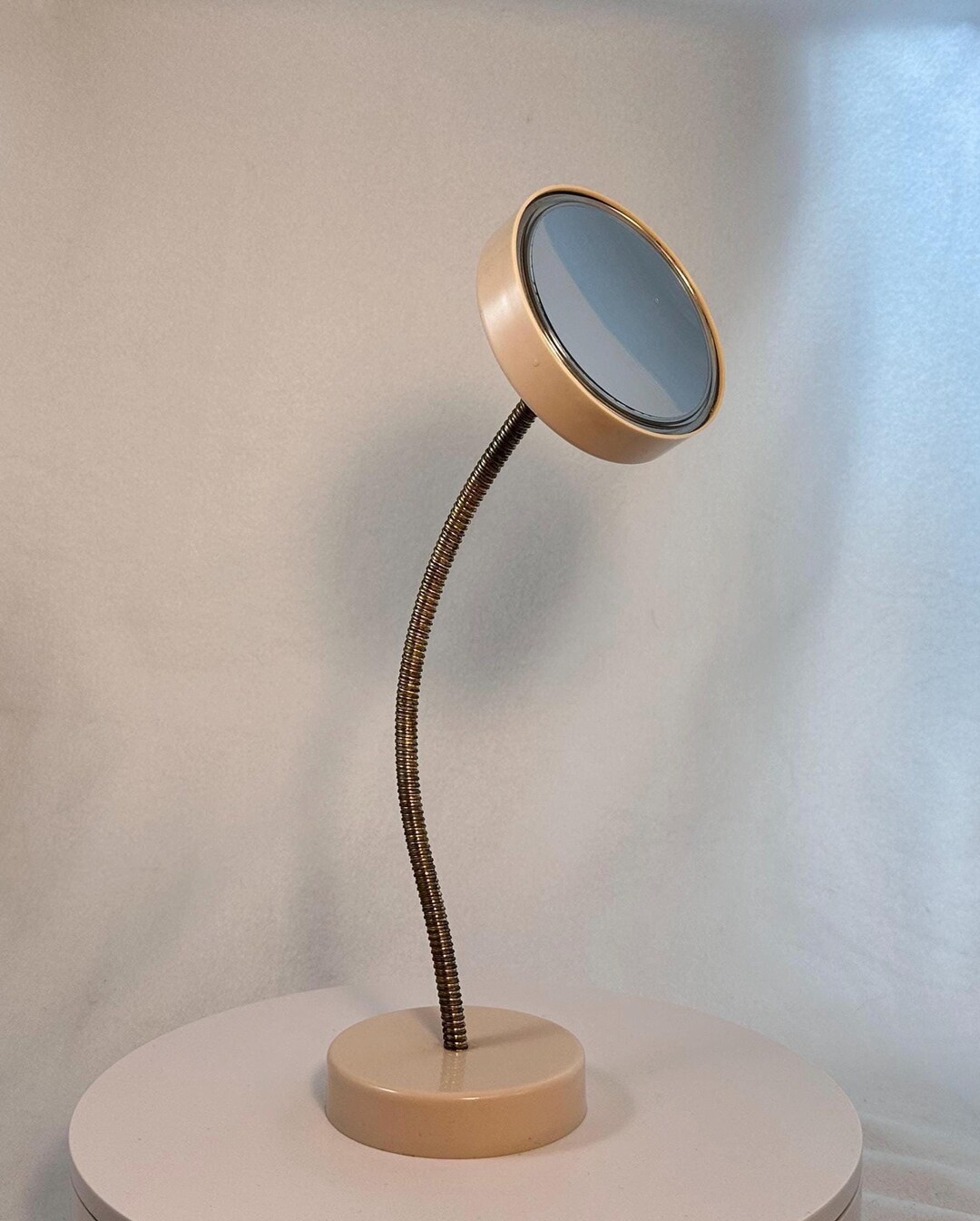 Magic Focus Big Eyes Midcentury Modern Magnifying Mirror With Gooseneck ...