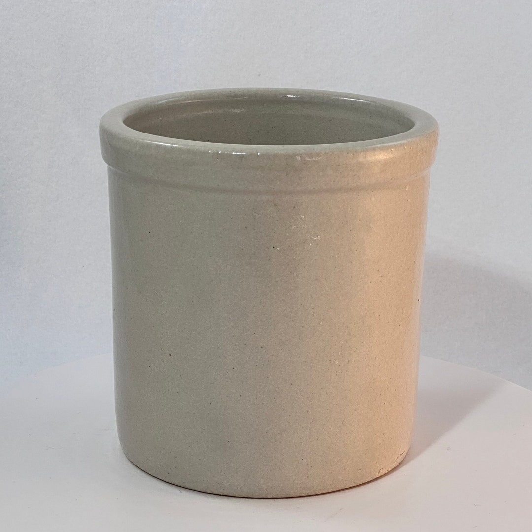 Robinson Ransbottom Rustic Stoneware Crock Vintage High Jar Straight ...