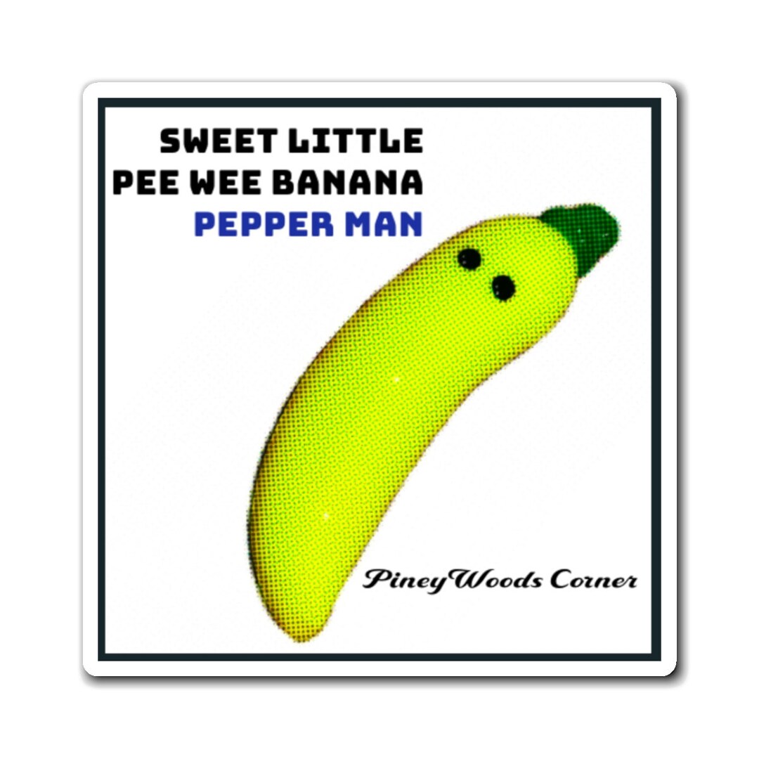 Pee Wee Banana Pepper Warhol Magnet - Etsy