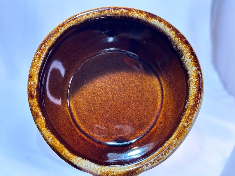 Brown Drip Lug Handle Chili Bowl Monmouth 0901 Maple Leaf Vintage ...