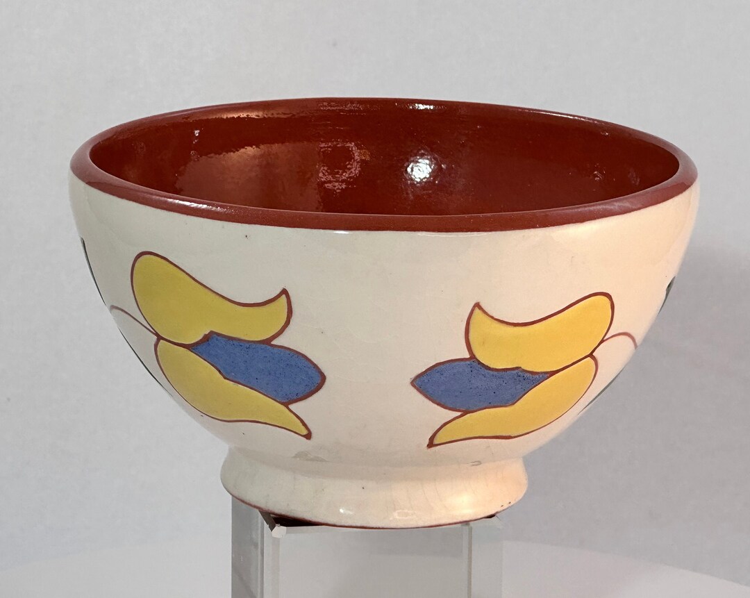 Vintage Ruth Price Sgraffito Pottery Bowl, PA German Mottoware - Etsy