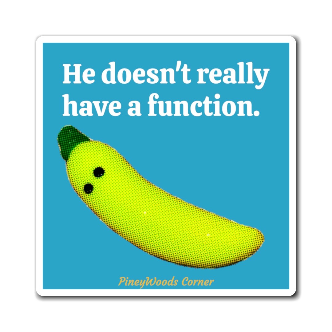 Pee Wee Banana Pepper Man Function Magnet - Etsy