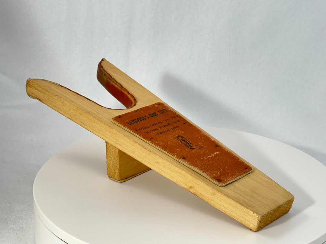 Vintage Leather and Pine Boot Jack Cavenders Boot City Promotional ...