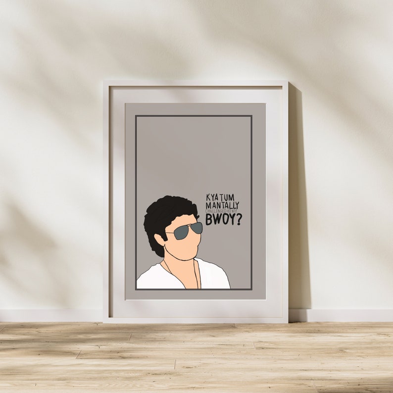 Bollywood Illustration Art ZNMD Kya Tum Mantally Challenged Ho Digital ...