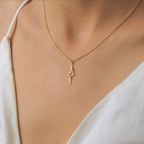 Lightning Necklace - Etsy