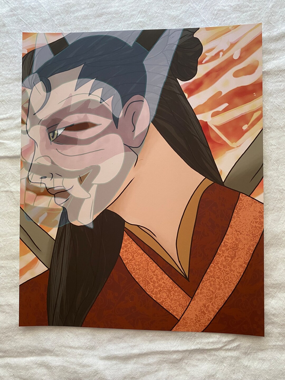 Zuko Blue Spirit Avatar the Last Airbender Art Print - Etsy