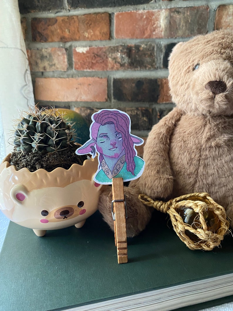 Caduceus Clay Sticker - Etsy