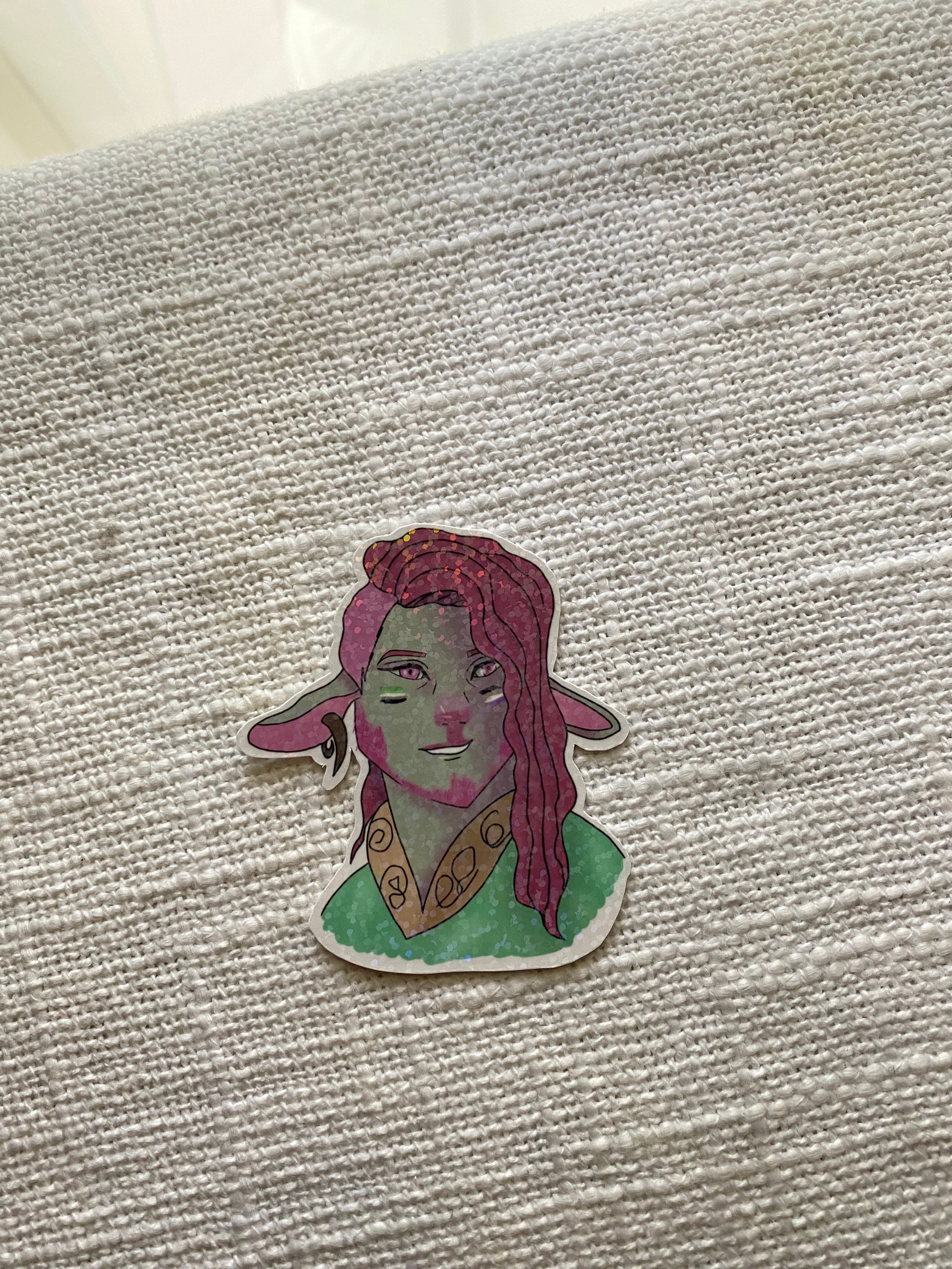 Caduceus Clay Sticker - Etsy