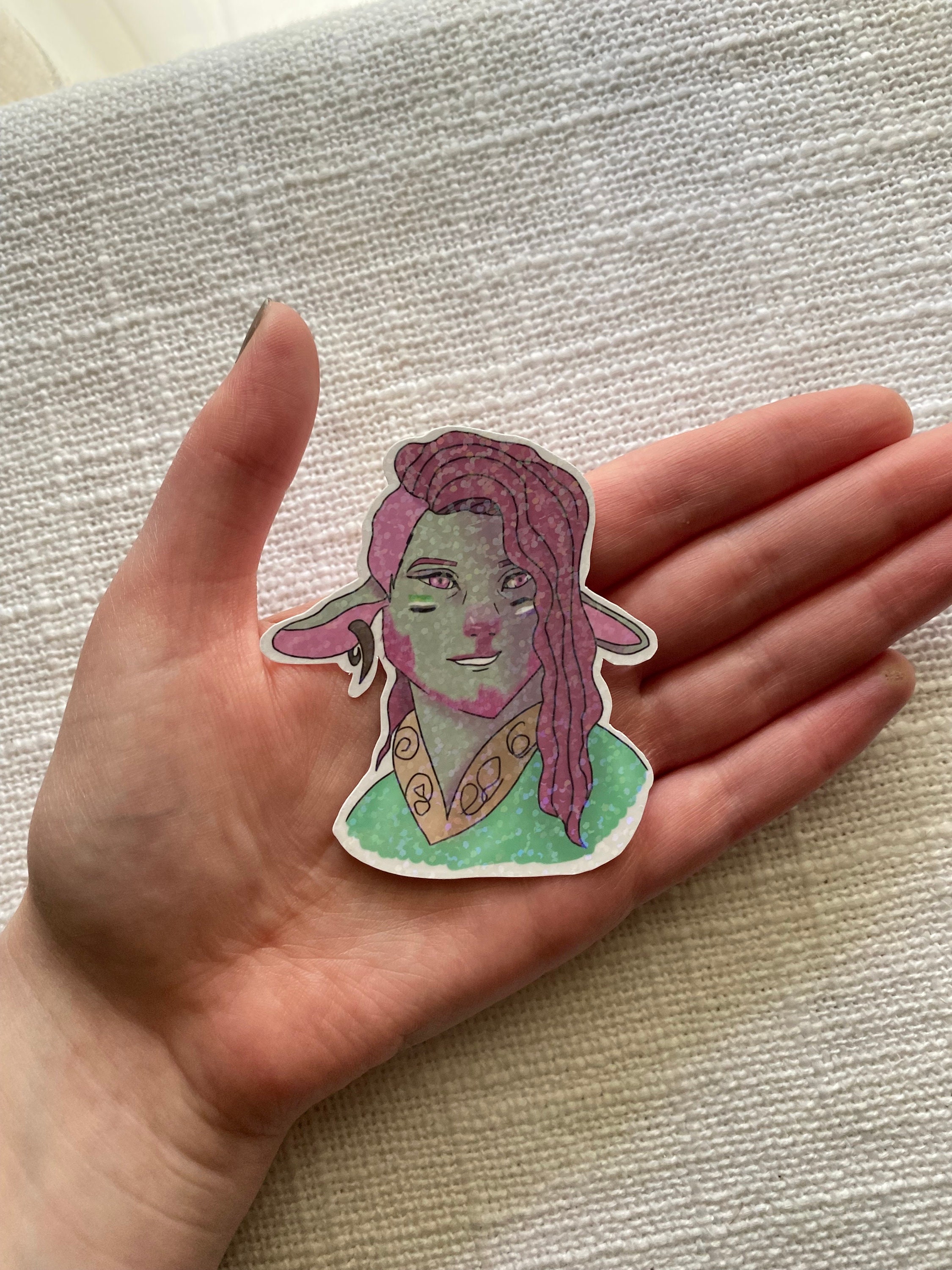 Caduceus Clay Sticker - Etsy