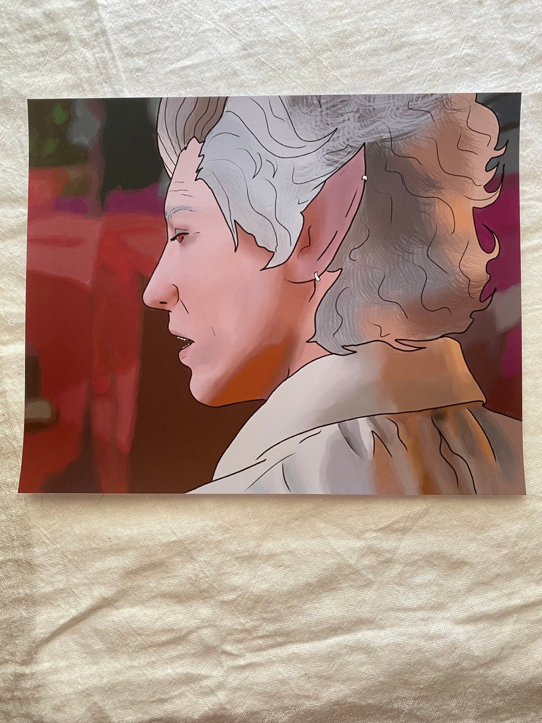 Astarion Baldur's Gate 3 Bite Scene Art Print - Etsy