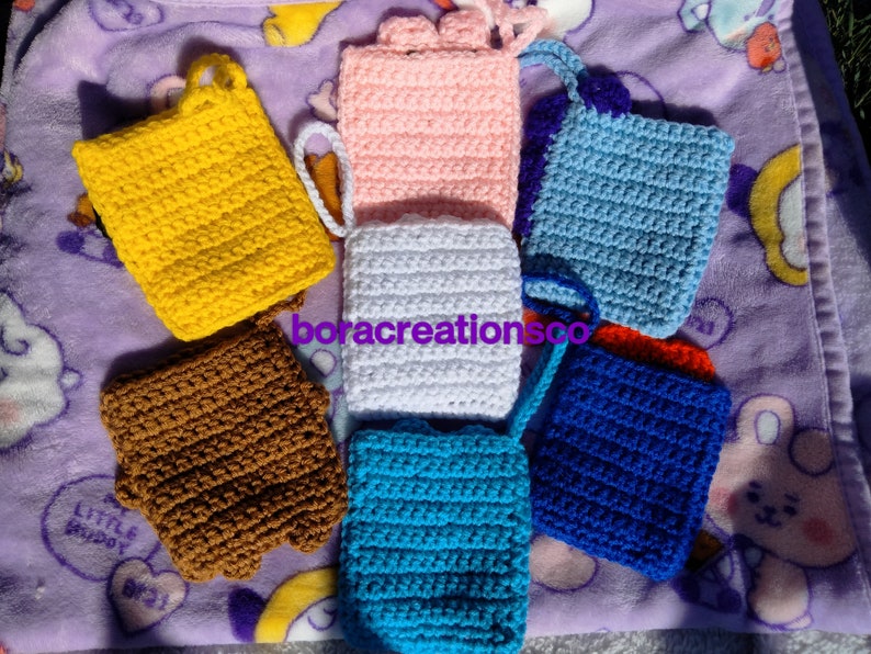 Full Set BT21 Crochet Photocard Holder - Etsy