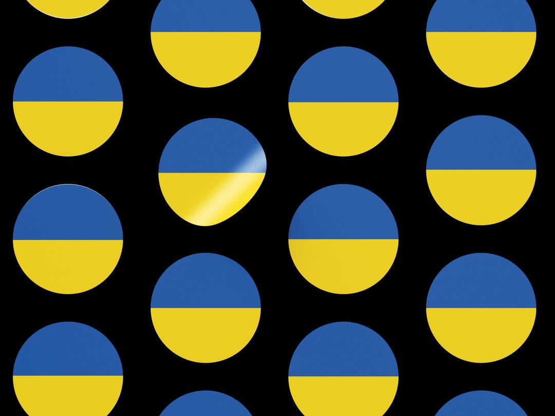 Ukraine Flag Sticker Pack | Pro Ukraine Stickers - Etsy