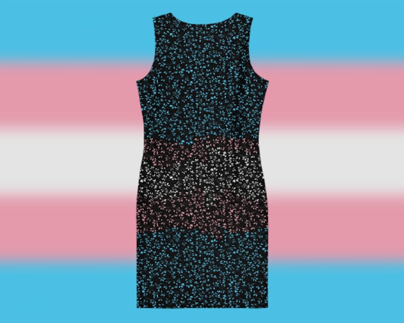Aeterna Pride Vine of Unity Trans Pride Body Contour Dress | Trans ...