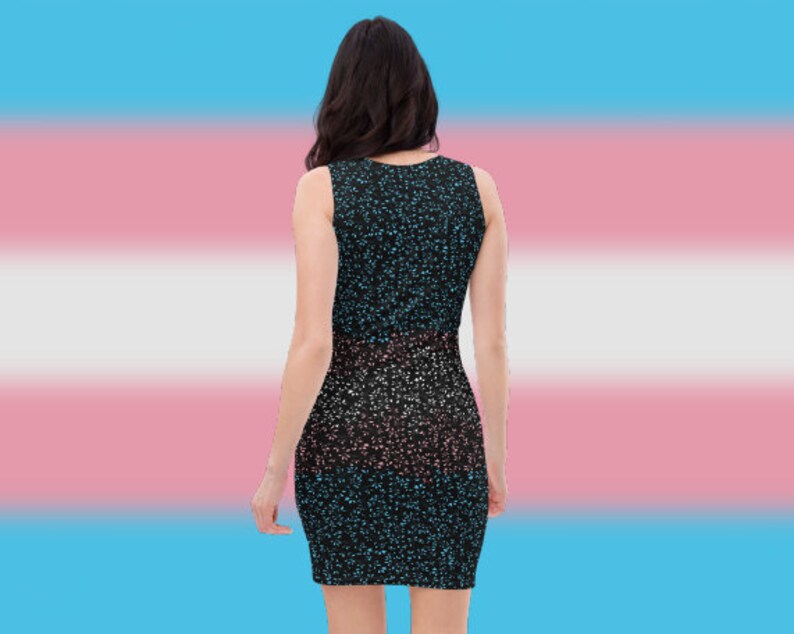 Aeterna Pride Vine of Unity Trans Pride Body Contour Dress | Trans ...
