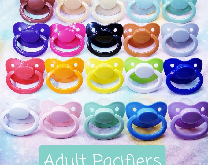 CLEARANCE SALE Plain Adult Size "nuk 6" Pacifier for Deco Paci Crafts ...