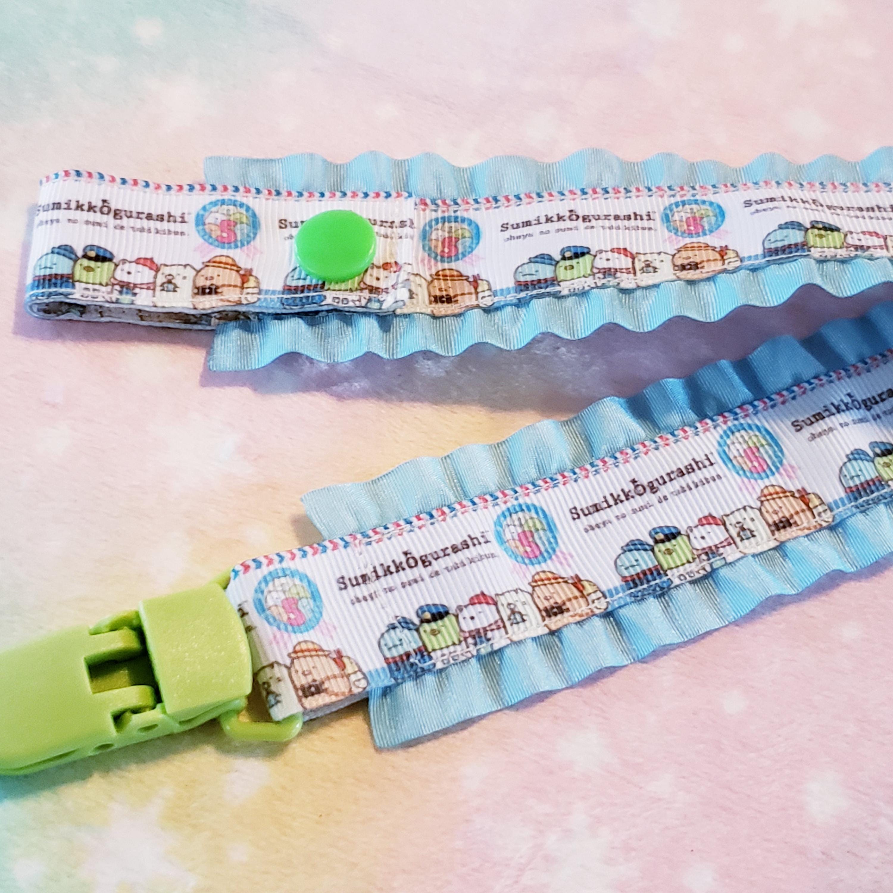 Kawaii Cartoons Character Pacifier Clip: Handmade Double-sided Adult ...