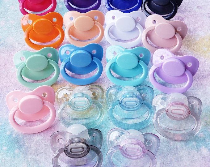 NEW Plain Adult Size "nuk 6" Pacifier for Deco Paci Crafts , Age ...