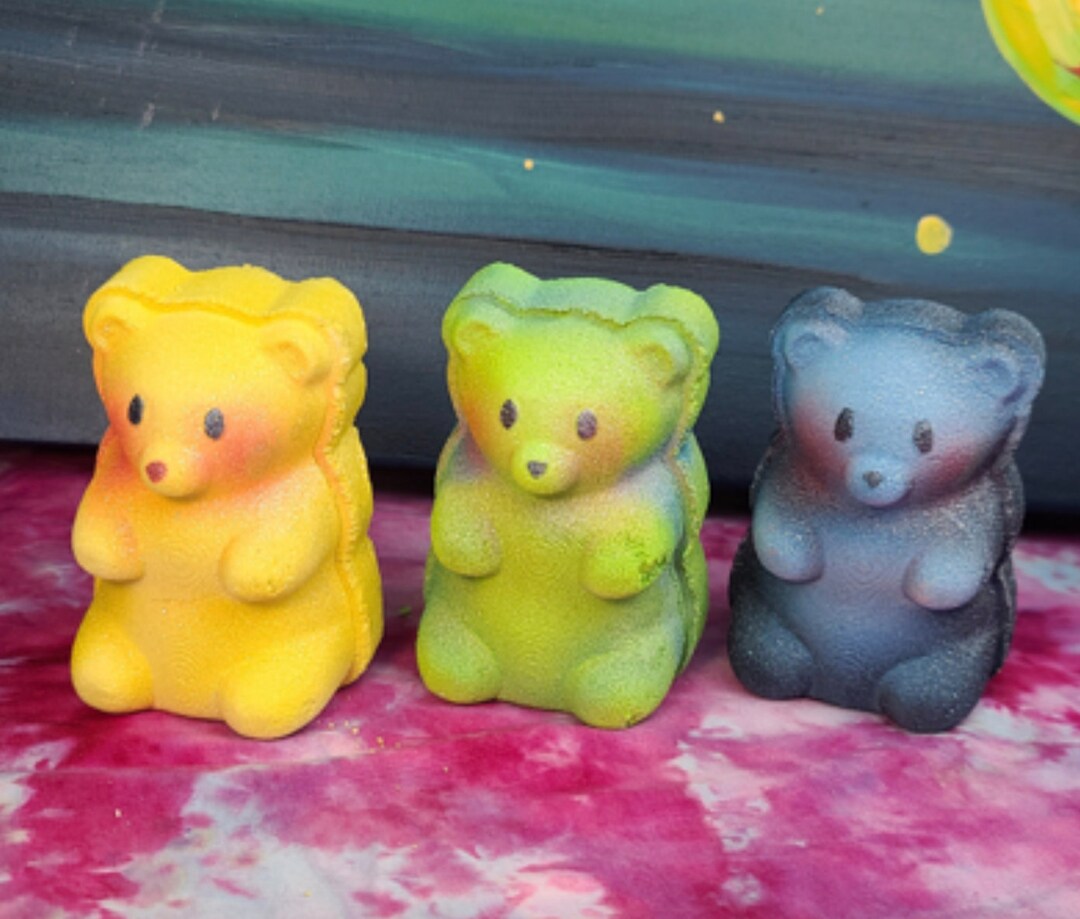 Gummy Bear Bath Bomb 10oz Handmade Bath Bomb Shimmering Handmade Kawaii ...