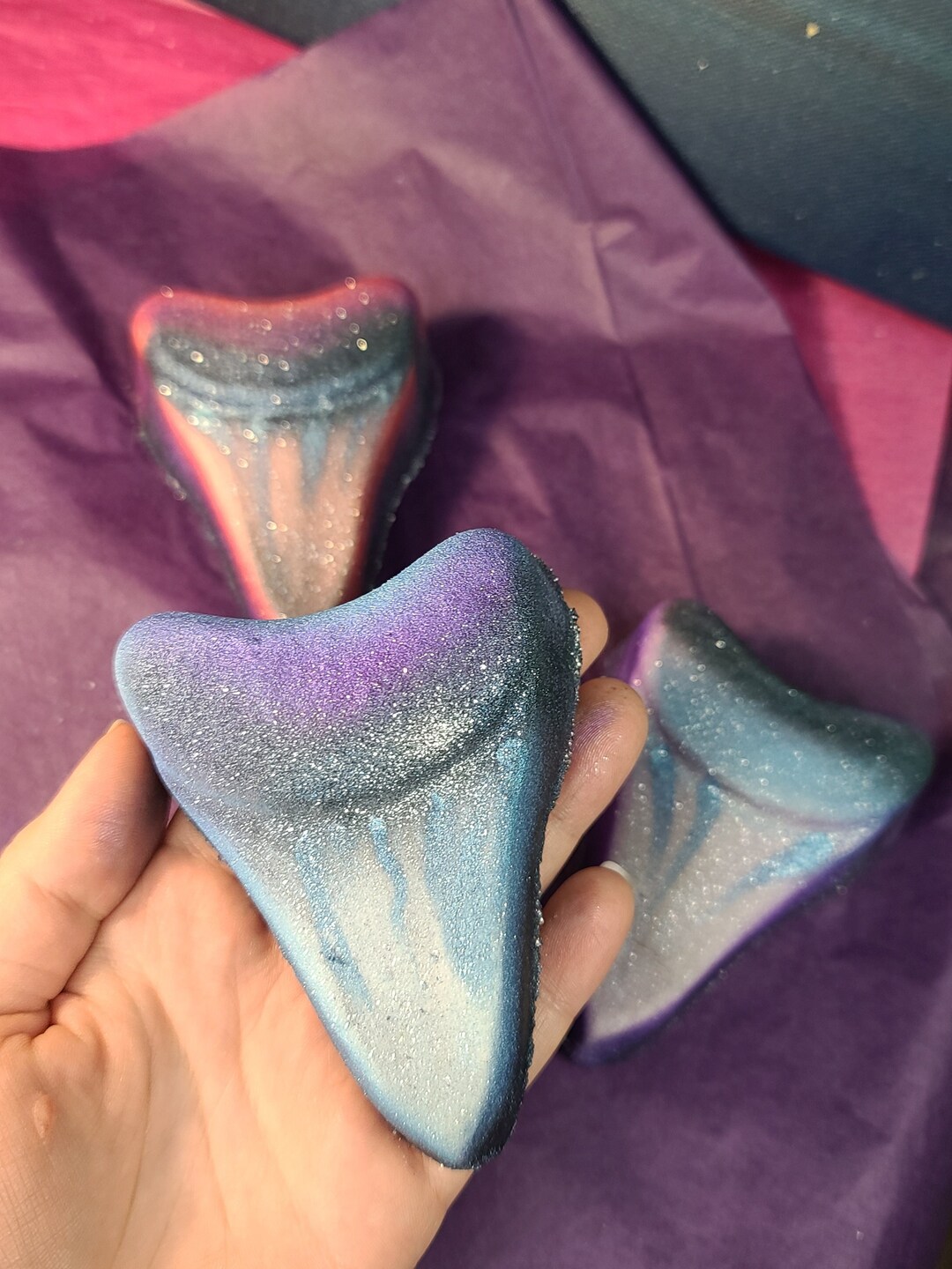Shark Tooth Bath Bomb Megalodon Tooth Bath Bomb Fossil Shark Bath Bomb ...