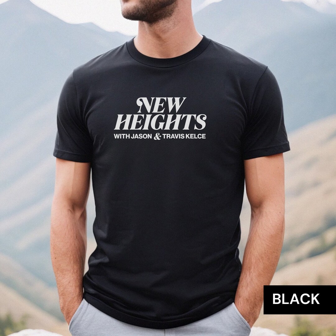 Homage Merch New Heights Podcast Jason Kelce and Travis Kelce, Tee, New ...