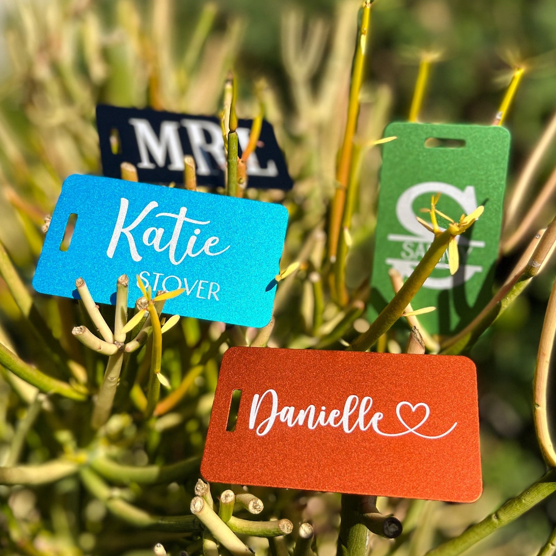 Customized Luggage Tag for Suitcase Metal Baggage Tag With Laser ...