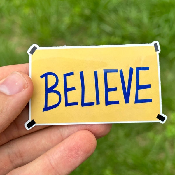 Believe Sign - Etsy
