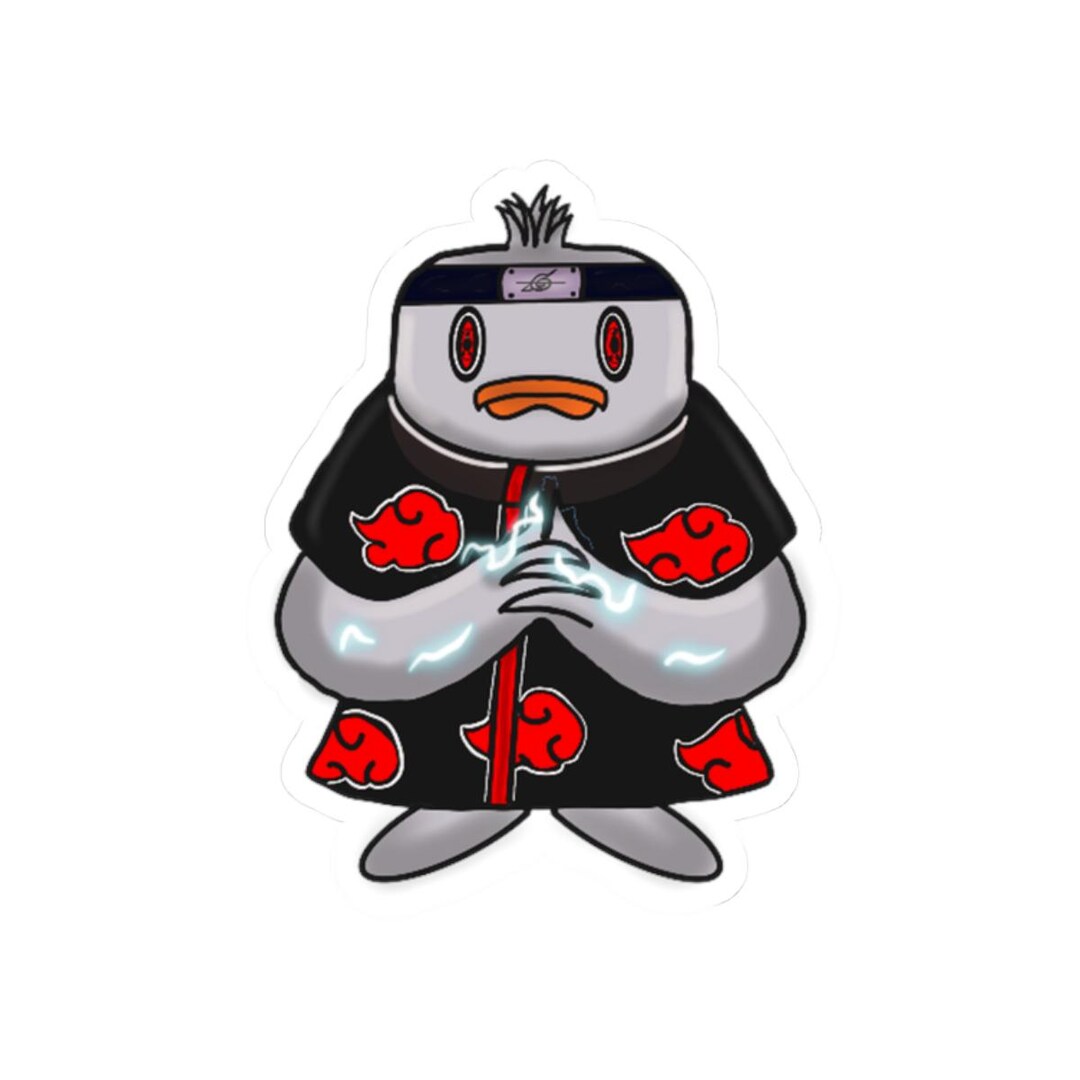 Akatsuki-momo Sticker, Duck Kiss-cut Stickers, Unique Cartoon Decal ...