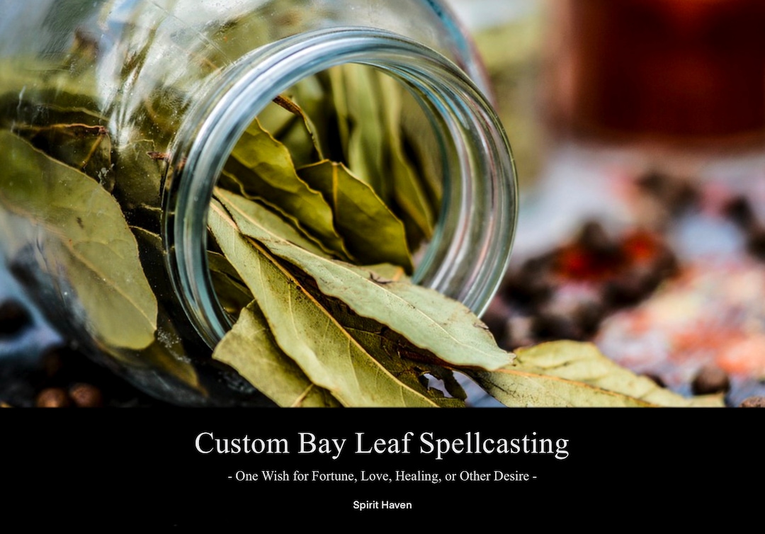 Custom Bay Leaf Spell, Personalized Real White Magic Ritual, What You ...