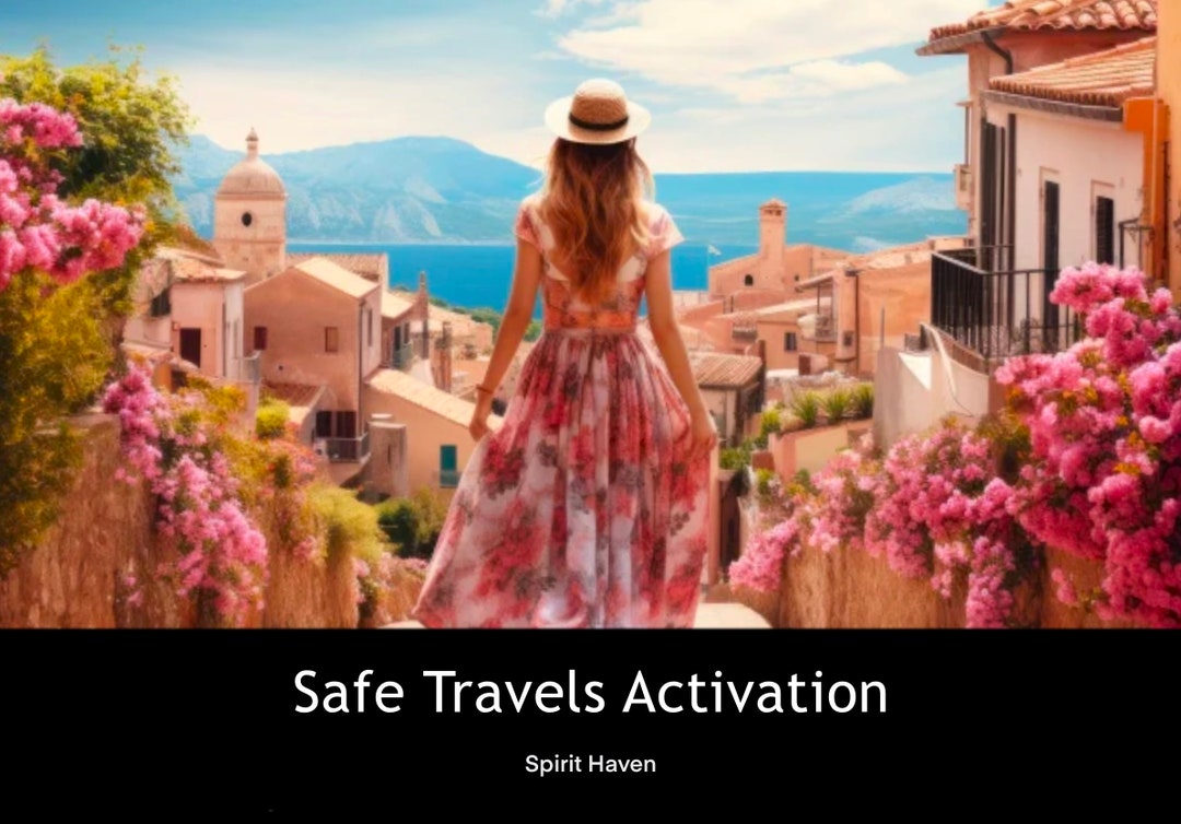 Safe Travels Activation Energy Ritual, Manifest Trip Safety, Travel ...