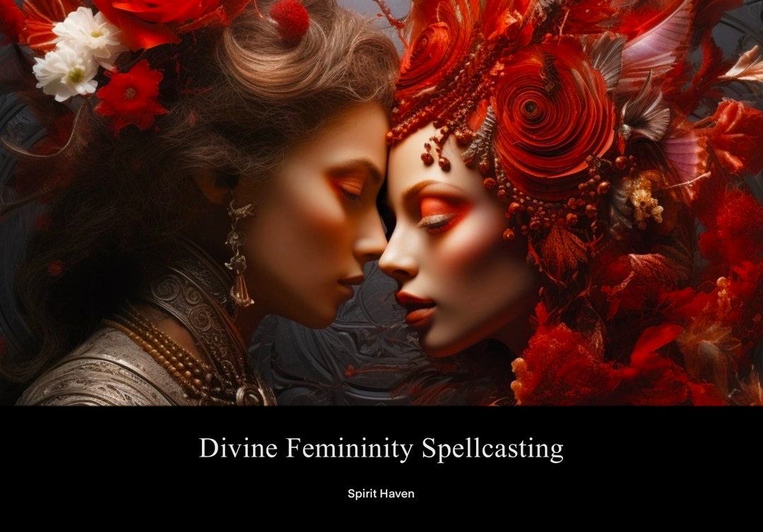 Divine Feminine Spell Casting Ritual, Strong Witchcraft Rituals, White ...