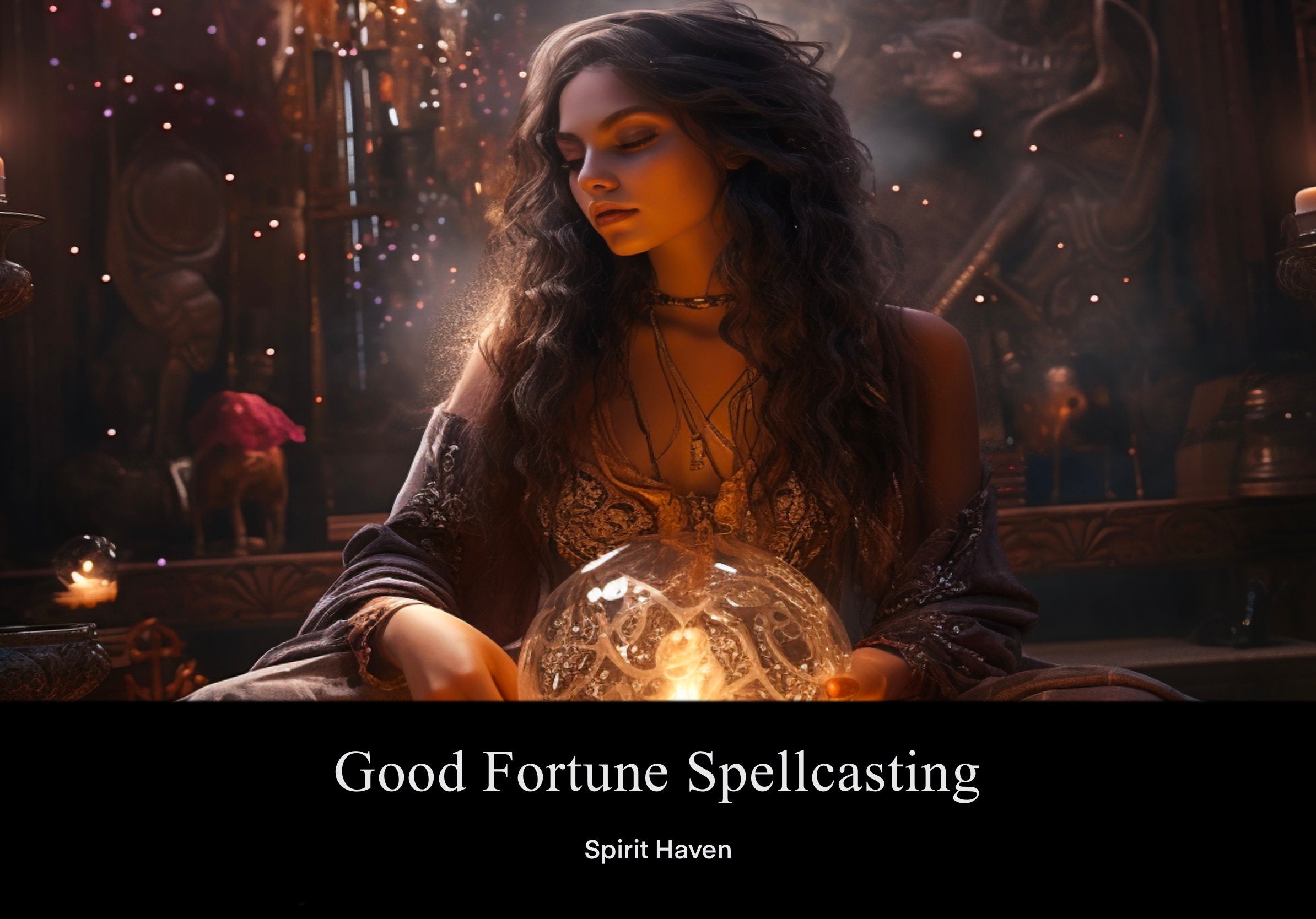 Strong Good Luck Spell, Fortune, Witchcraft White Magic, Spell Jar ...